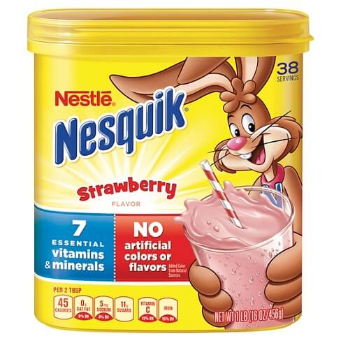 Buy Nestle Nesquick Strawberry Powder 1 Lbs | Uptown Shop - Quicklly
