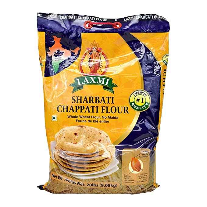 Buy Laxmi Sharbati Chappati Flour 10 Lbs | Fresh Central Grocery - Quicklly