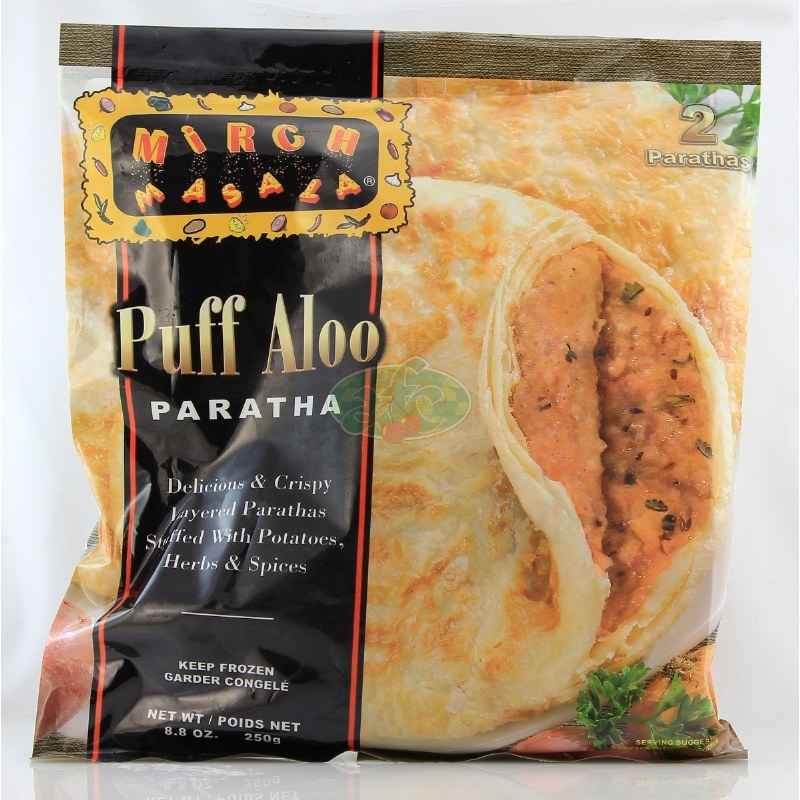 Buy Mirch Masala Aloo Paratha 250 Gm | Surabhi Indian Grocery - Quicklly Buy Mirch Masala Aloo Paratha 250 Gm | Surabhi Indian Grocery - Quicklly