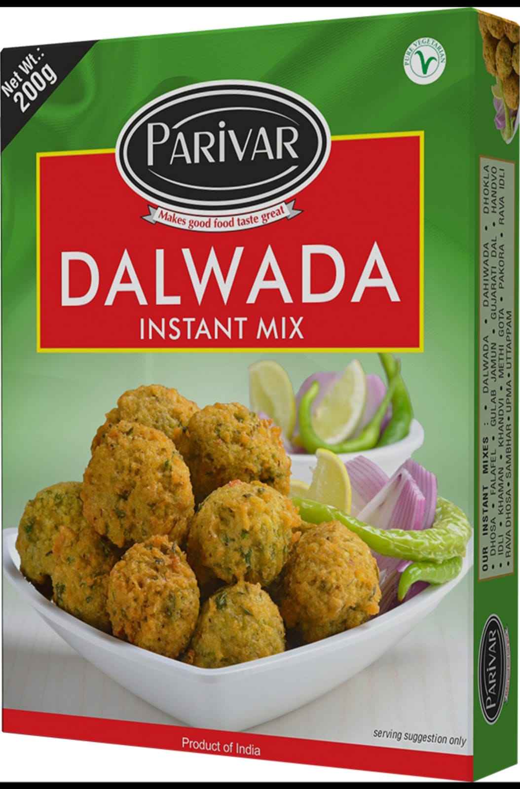 Buy Parivar Dal Wada Mix 200 Gm | Kamdar Plaza - Quicklly