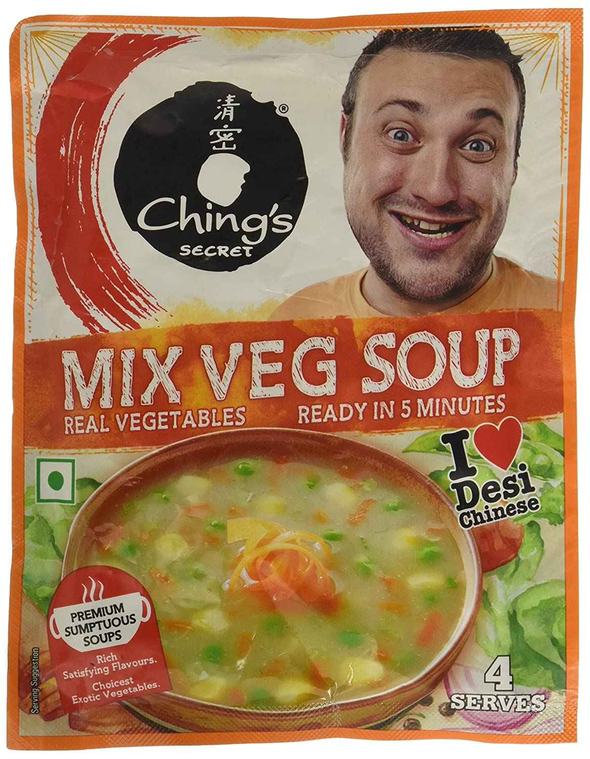 Buy Chings Mix Veg Soup 55 Gm | Five Spice Indian Grocery - Quicklly