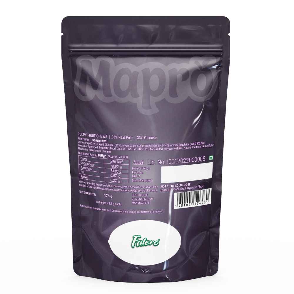 Buy Mapro Falero Jamun Fruit Chew 175 Gm | Five Spice Indian Grocery ...