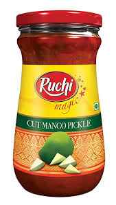 Buy Ruchi Cut Mango Pickle 300 Gm | Five Spice Indian Grocery - Quicklly