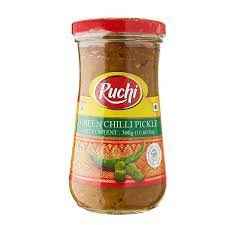 Buy Ruchi Green Chilli Pickle 300 Gm | Five Spice Indian Grocery - Quicklly