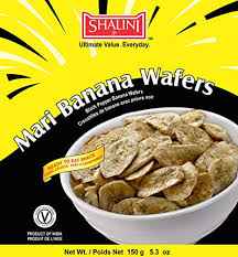Buy Shalini Mari Banana Wafer 150 Gm | Five Spice Indian Grocery - Quicklly
