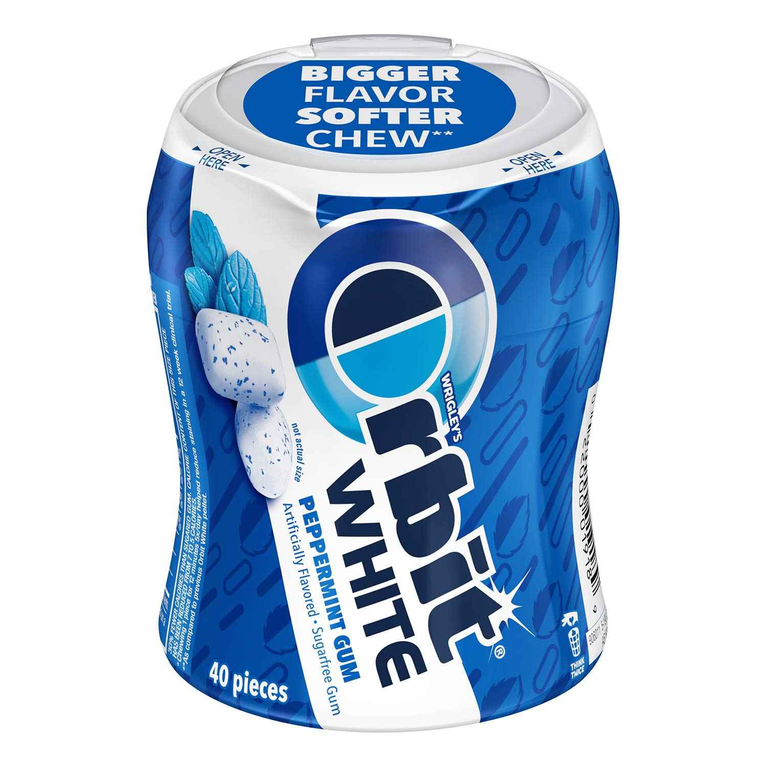 Buy Orbit White Peppermint Gum 40 Count Fresh Central Grocery Quicklly