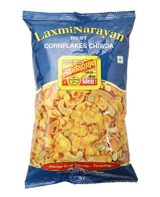 Buy Laxmi Narayan Corn Flakes Chiwda 400 G | Mayuri Foods - Quicklly