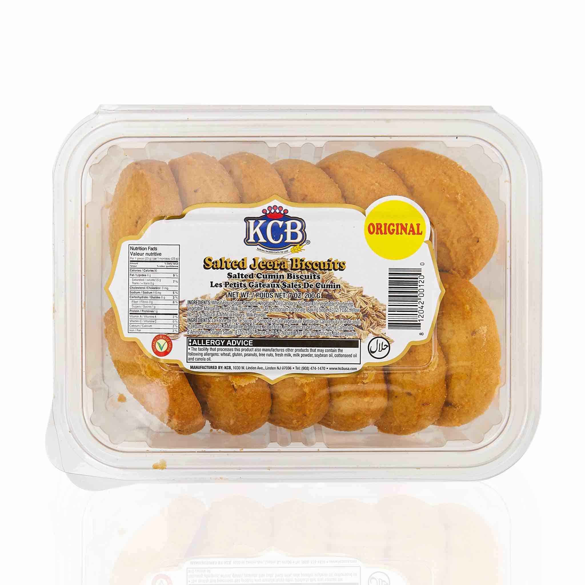 Buy Kcb Salted Jeera Biscuit 200 Gm | Patel Brothers - Quicklly