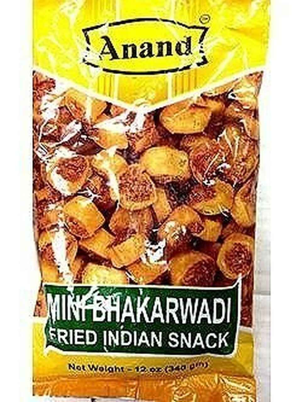 Buy Anand Mini Bhakarwadi 340 Gm | Patel Brothers - Quicklly