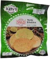 Buy Swad Methi Khakhra 7 Oz | Patel Brothers - Quicklly