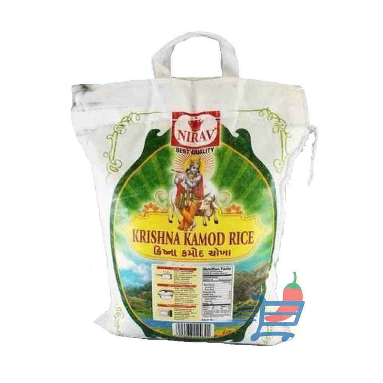 Buy Nirav Krishna Kamod Rice 10 Lbs | India Grocers - Quicklly