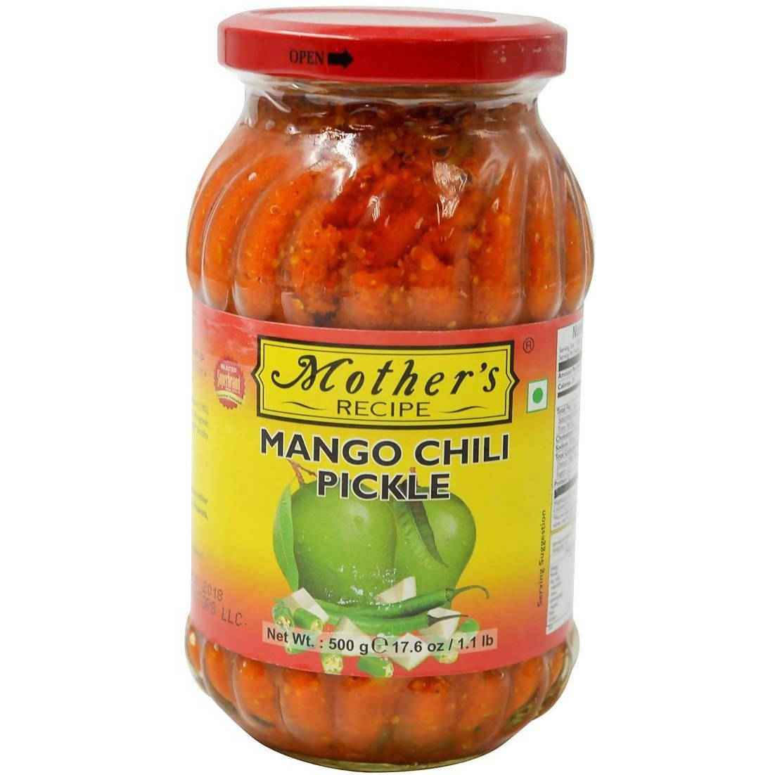 Buy Mothers Mango And Chilli Pickle 500 Gm | India Grocers - Quicklly