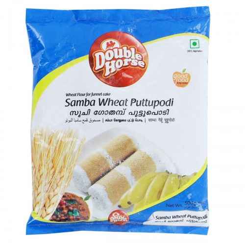 Buy Double Horse Samba Wheat Puttu Podi 1 Kg | India Grocers - Quicklly