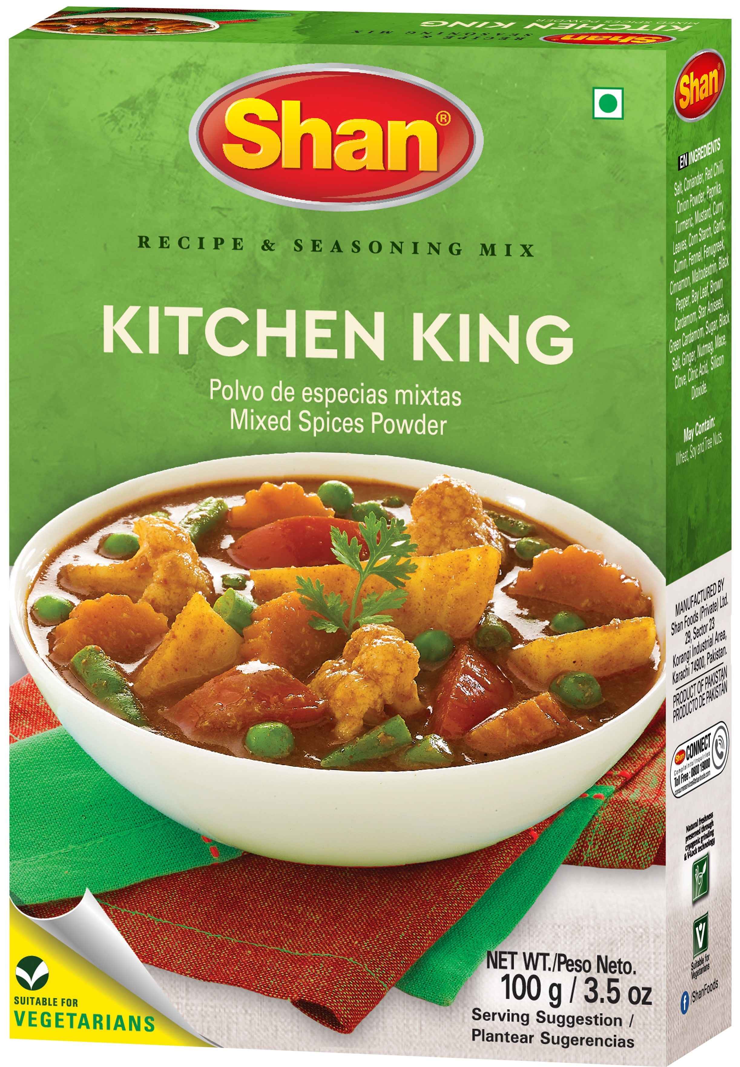 Buy Shan Kitchen King Masala 100 Gm | India Grocers - Quicklly