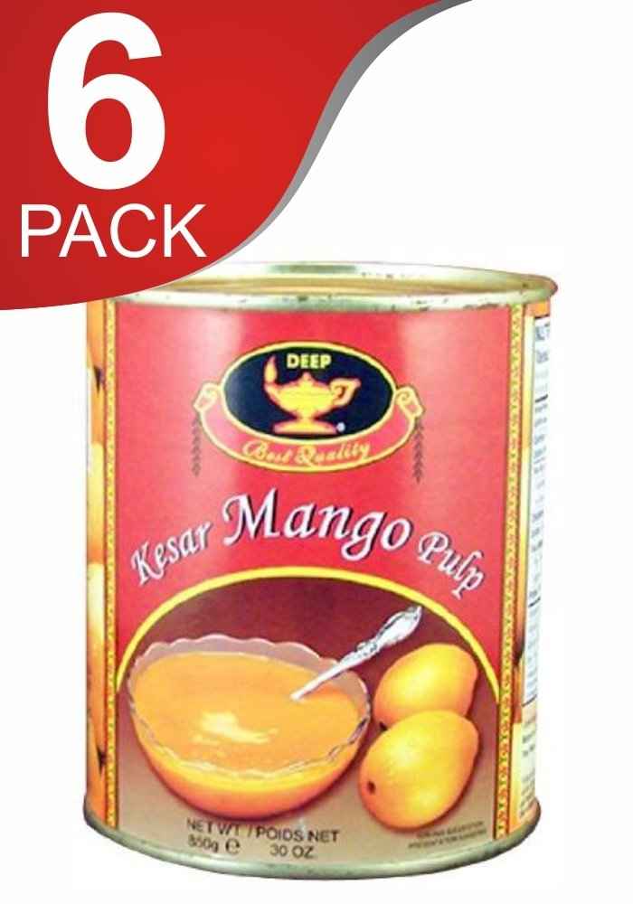 Buy Kesar Mango Pulp Case Deep 6 Count | Indiaco - Quicklly