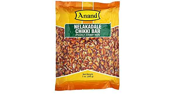 Buy Peanut Chikki Bar ( Nelakadle ) Anand 200 Gm | Indiaco - Quicklly