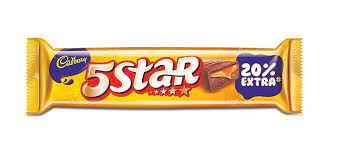 Buy 5 Star Cadbury 25 Gm | Indiaco - Quicklly