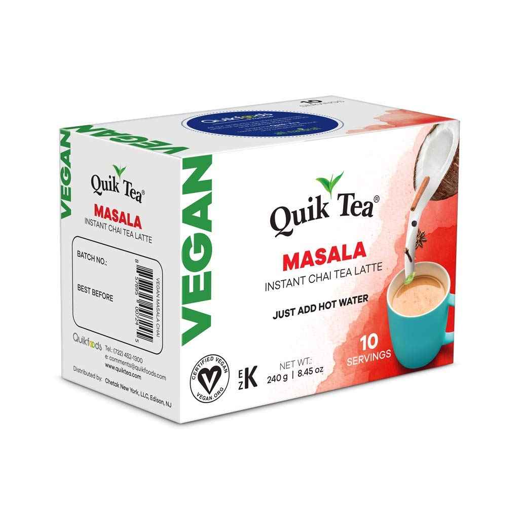 Buy 9vegan Masala Chai Quick Tea 240 Gm | Indiaco - Quicklly