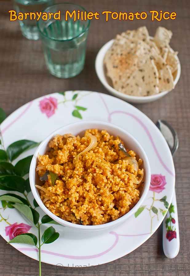 Buy Barnyard Millet Tomato Rice Native Food 300 Gm | Indiaco - Quicklly