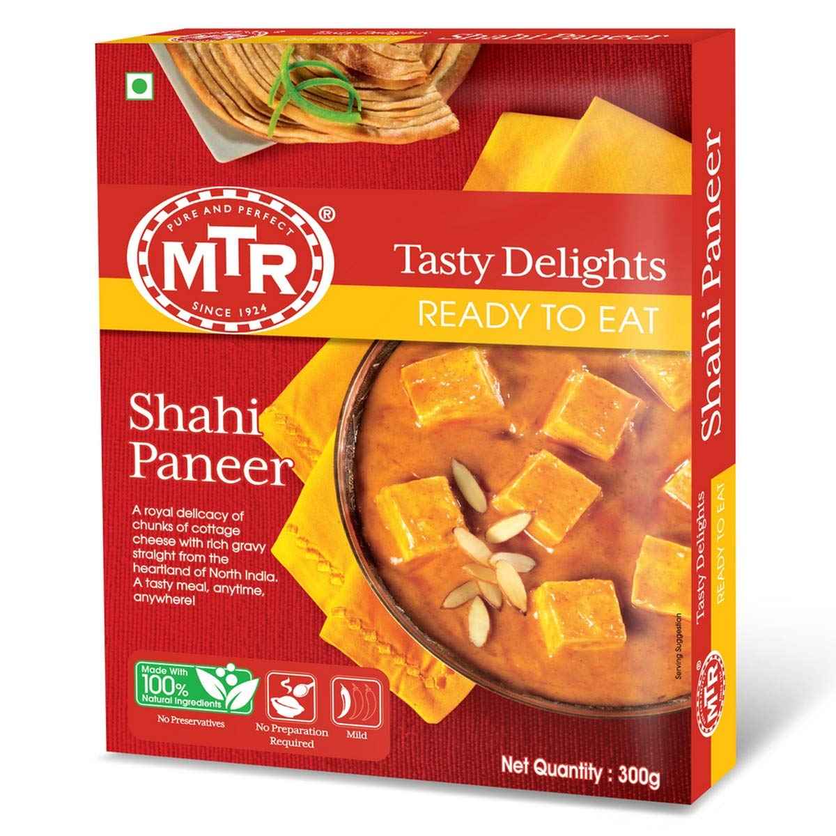Buy Mtr Shahi Paneer 300 Gm | Manpasand - Quicklly
