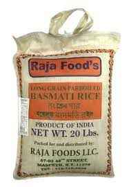 Buy Raja Foods Long Grain Par Boiled Basmati Rice 10 Lbs | Apna Bazar ...