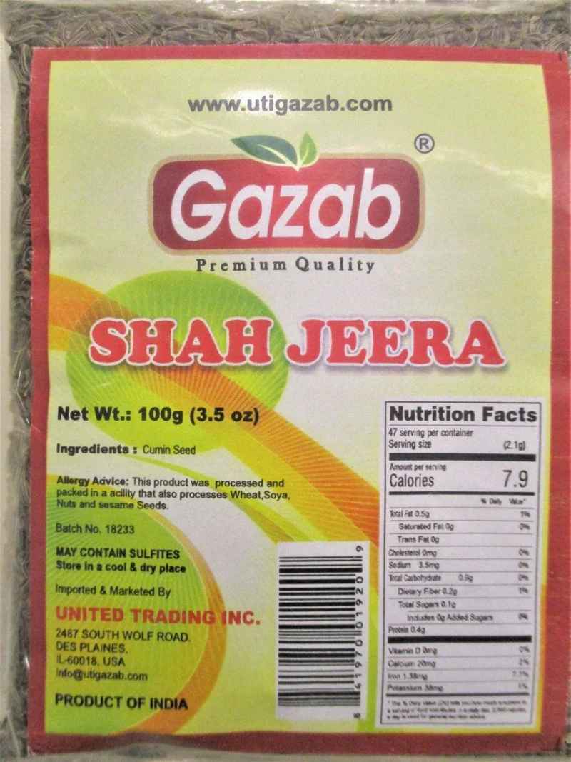 Buy Gazab Shah Jeera 100 Gm | Manpasand - Quicklly