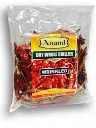 Buy Anand Dry Whole Chilli Wrinkled 100 Gm | Mayuri Foods - Quicklly