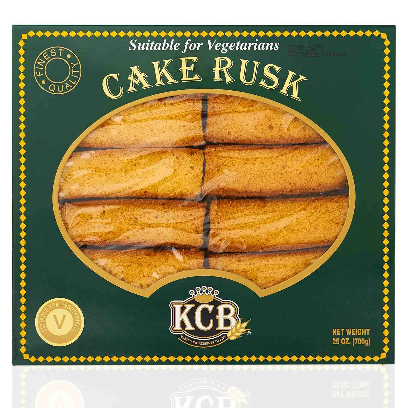Buy Kcb No Egg Cake Rusk Large 25 Oz | Mayuri Foods - Quicklly