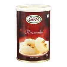 Buy Grb Rasmalai Tin 500 Gm | Mayuri Foods - Quicklly