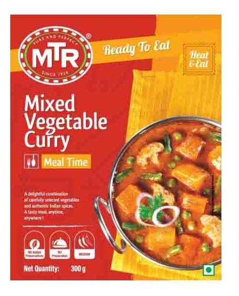 Buy Mtr Mixed Vegetable Curry Rte 300 Gm | Mayuri Foods - Quicklly