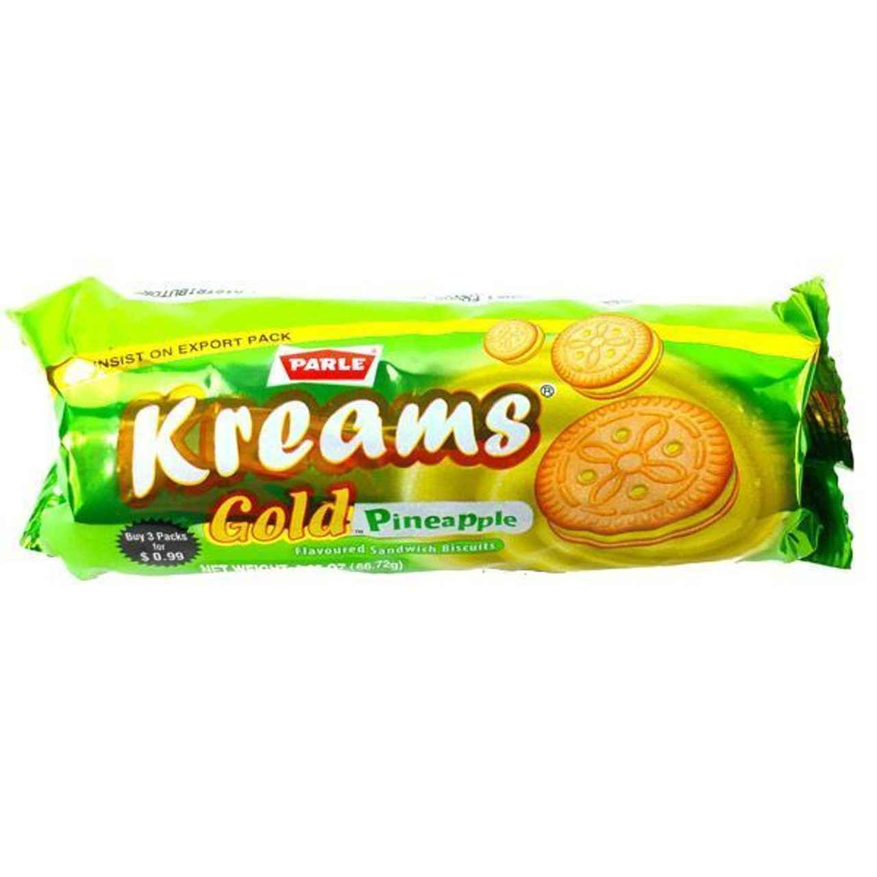 Buy Parle G Kreams Gold Pineapple 66.72 Gm | Manpasand - Quicklly Buy Parle G Kreams Gold Pineapple 66.72 Gm | Manpasand - Quicklly