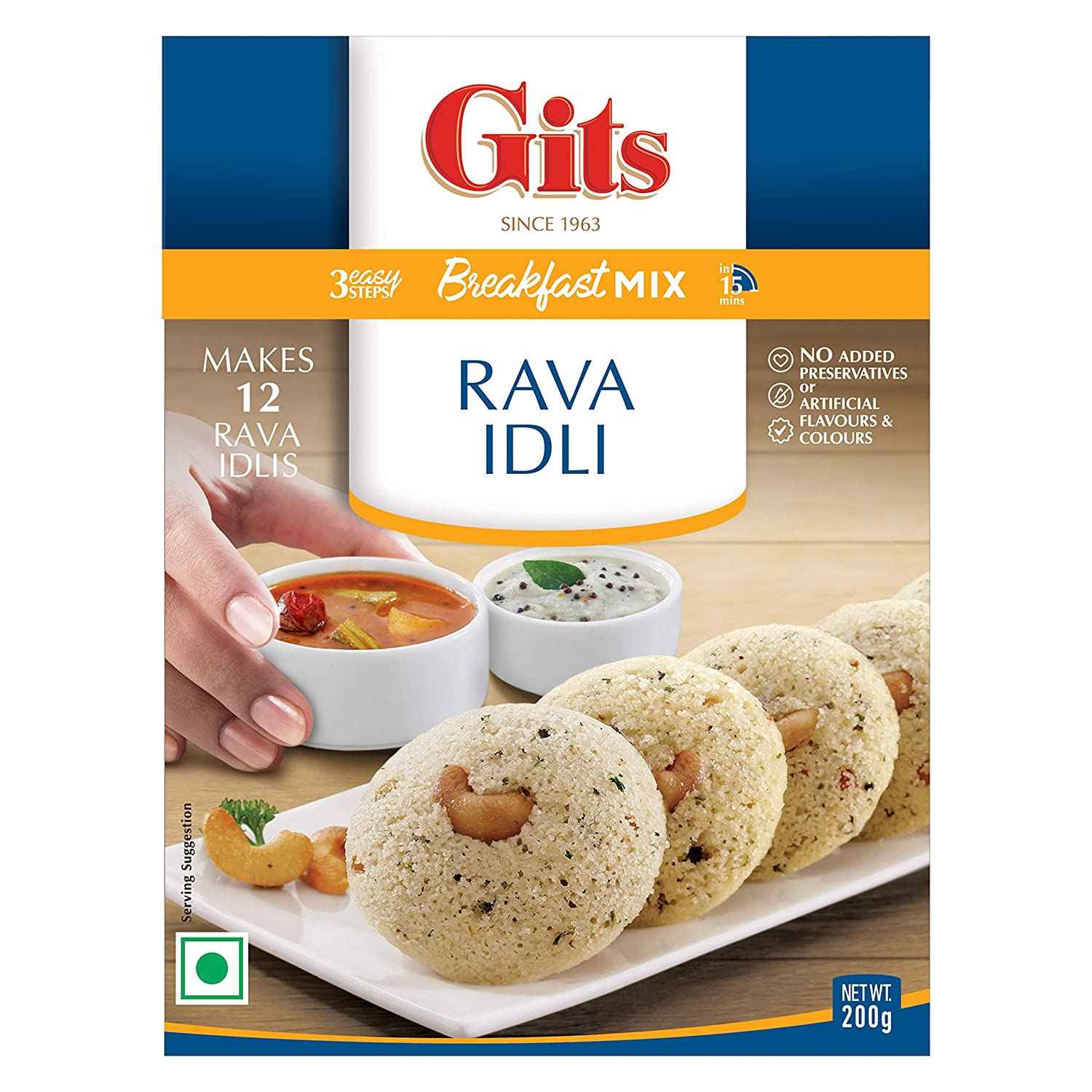 Buy Gits Rava Idli Mix 200 Gm | Manpasand - Quicklly