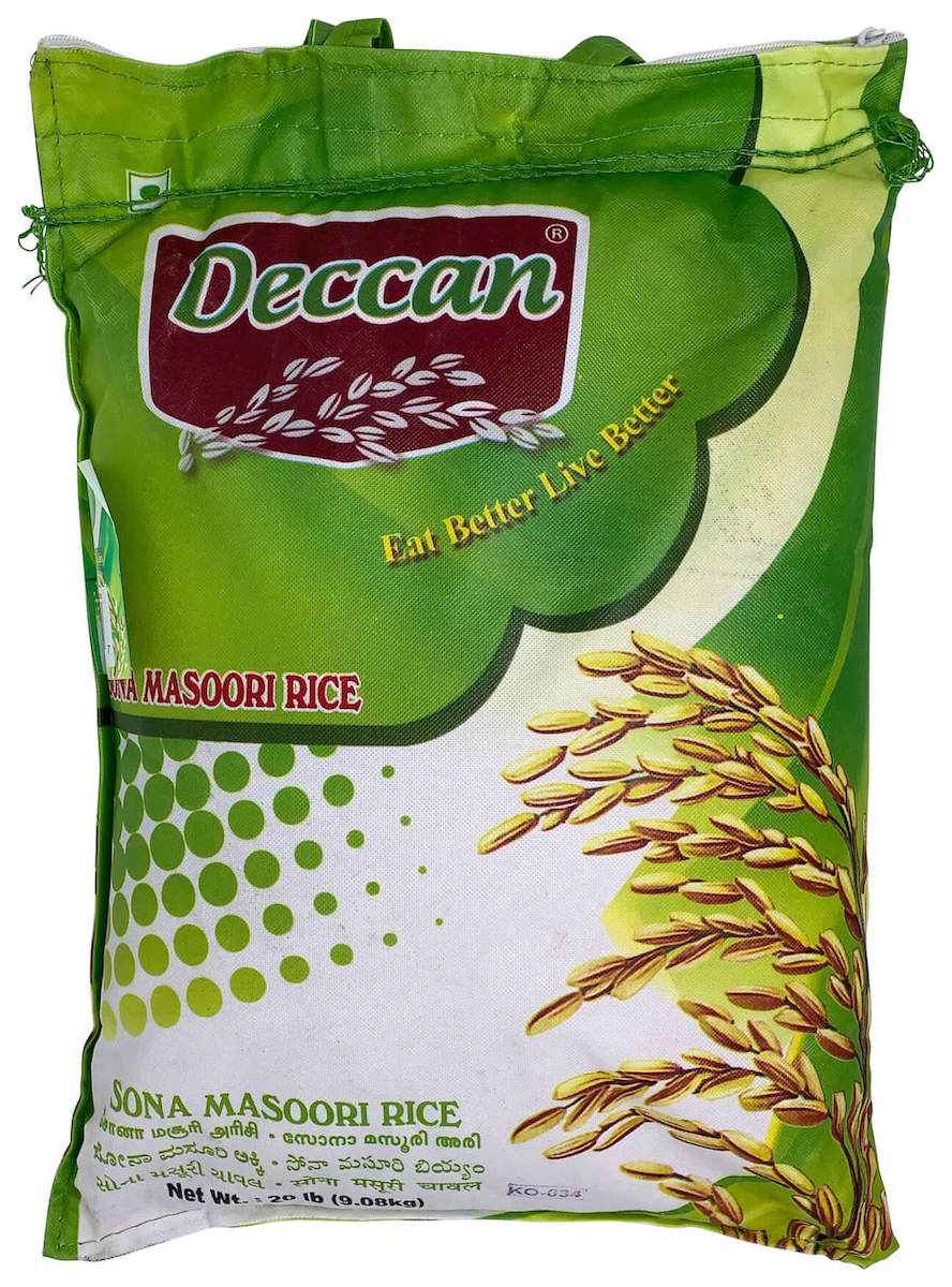 Buy Deccan Sona Masoori Rice 20 Lbs | Manpasand - Quicklly