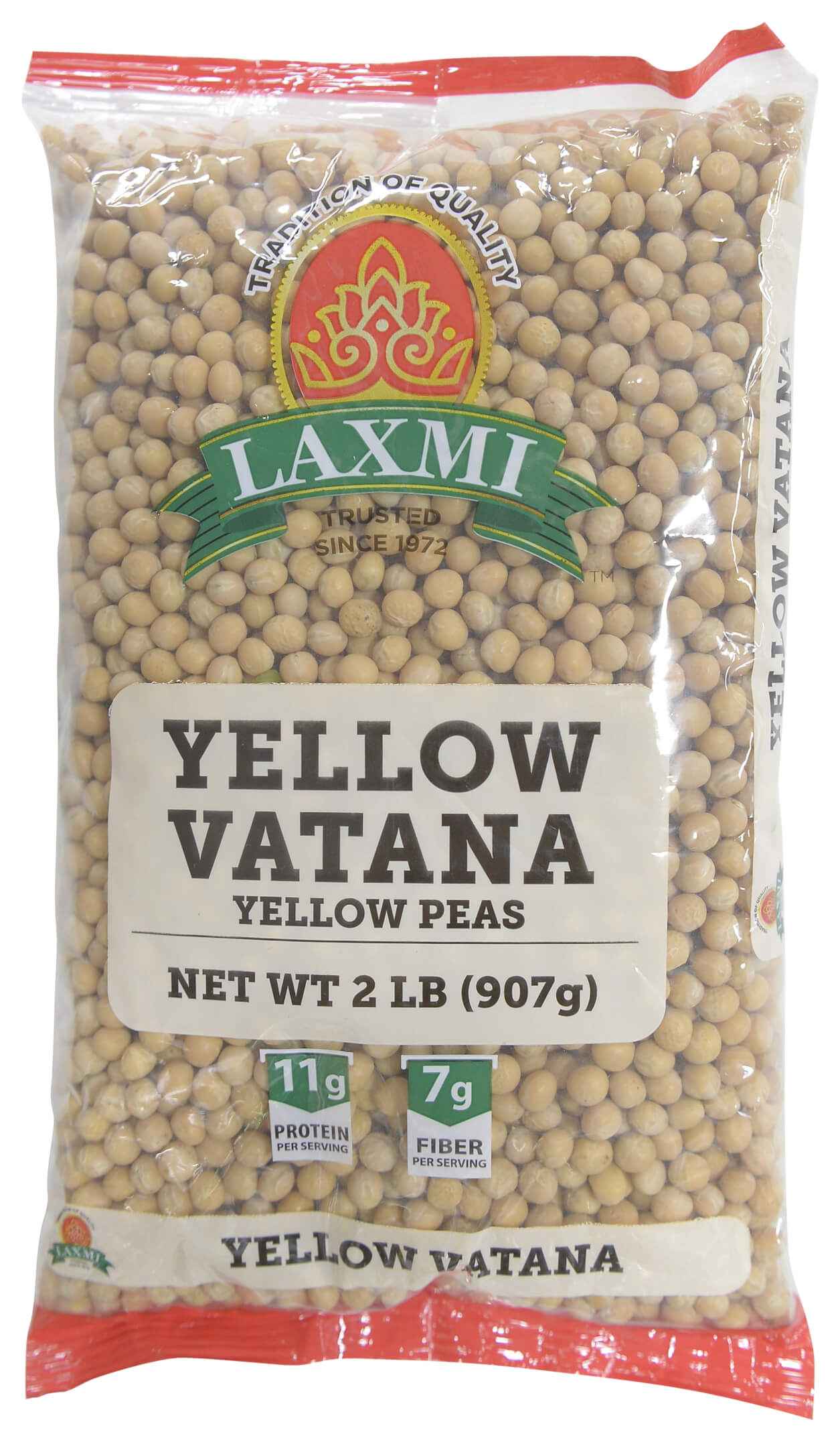 Buy Laxmi Yellow Vatana (yellow Peas) 2 Lbs | Siri Indian Groceries ...
