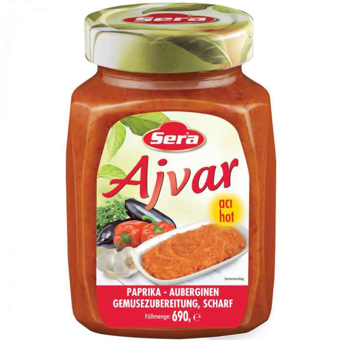 Buy Sera Ajvar Paste Hot 690 Gm | Manpasand - Quicklly