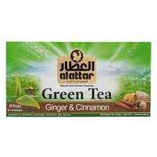 Buy Alattar Green Ginger Cinnamon Tea 20 Bag | Manpasand - Quicklly