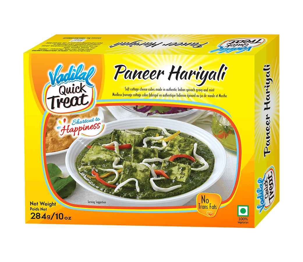 Buy Vadila Paneer Hariyali 10 Oz | Manpasand - Quicklly