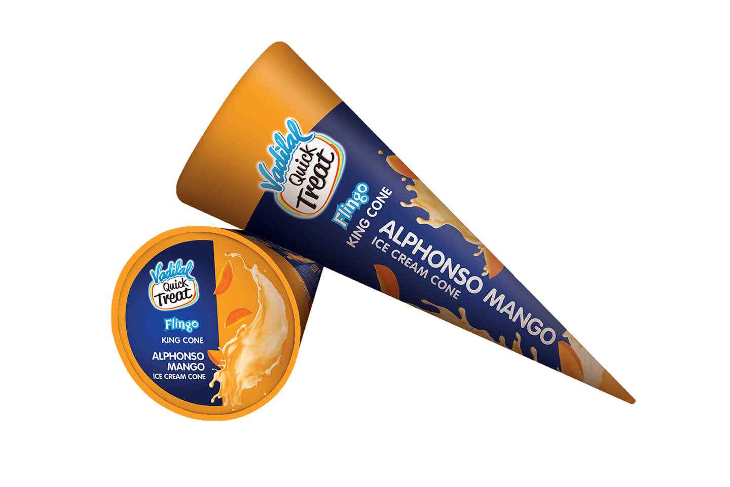 Buy Vadilal Alphonso Mango Cone 110 Ml | Manpasand - Quicklly