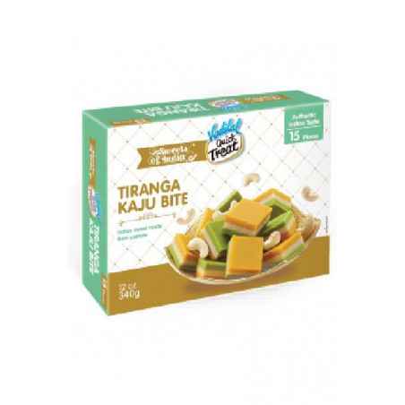 Buy Vadilal Tiranga Kaju Bite 360 Gm | Om Sai Indian Grocery - Quicklly