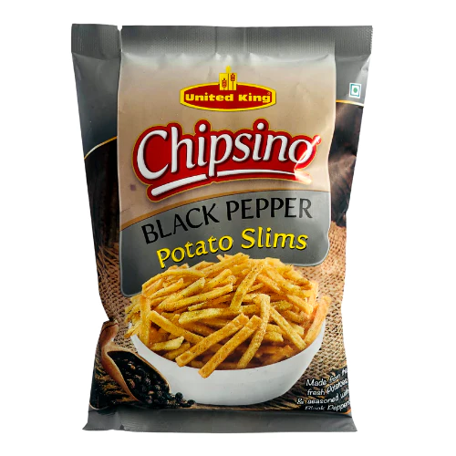 Buy United Potato Slims Black Pepper 75 Gm | Manpasand - Quicklly