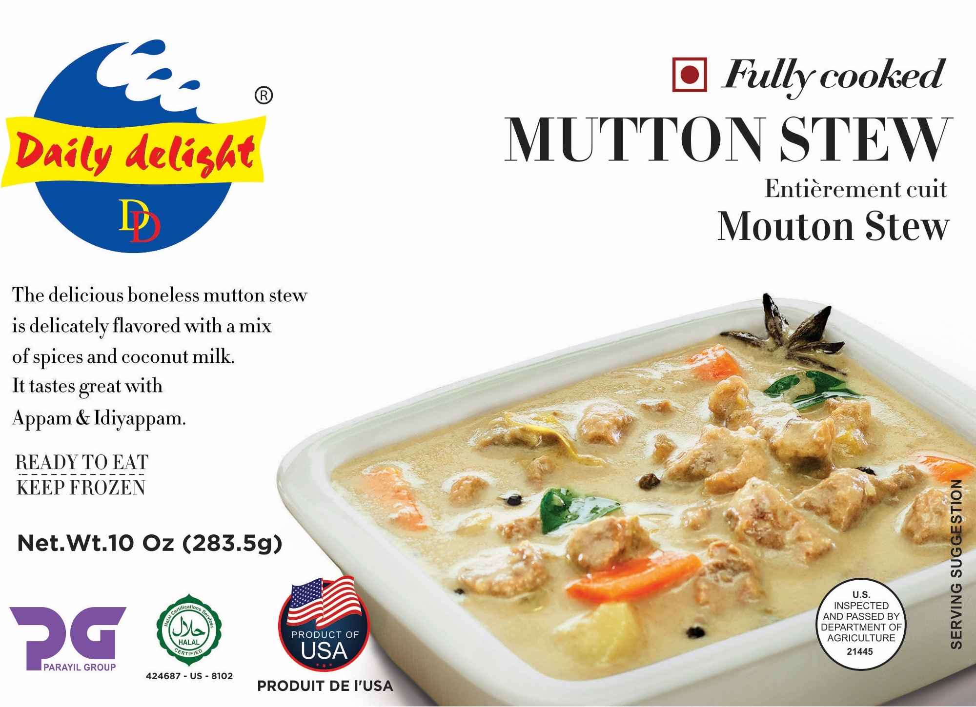 Buy Daily Delight Mutton Stew 10 Oz | Manpasand - Quicklly