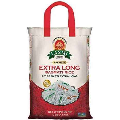 Buy Laxmi Extra Long Basmati 10 Lbs | Surabhi Indian Grocery - Quicklly