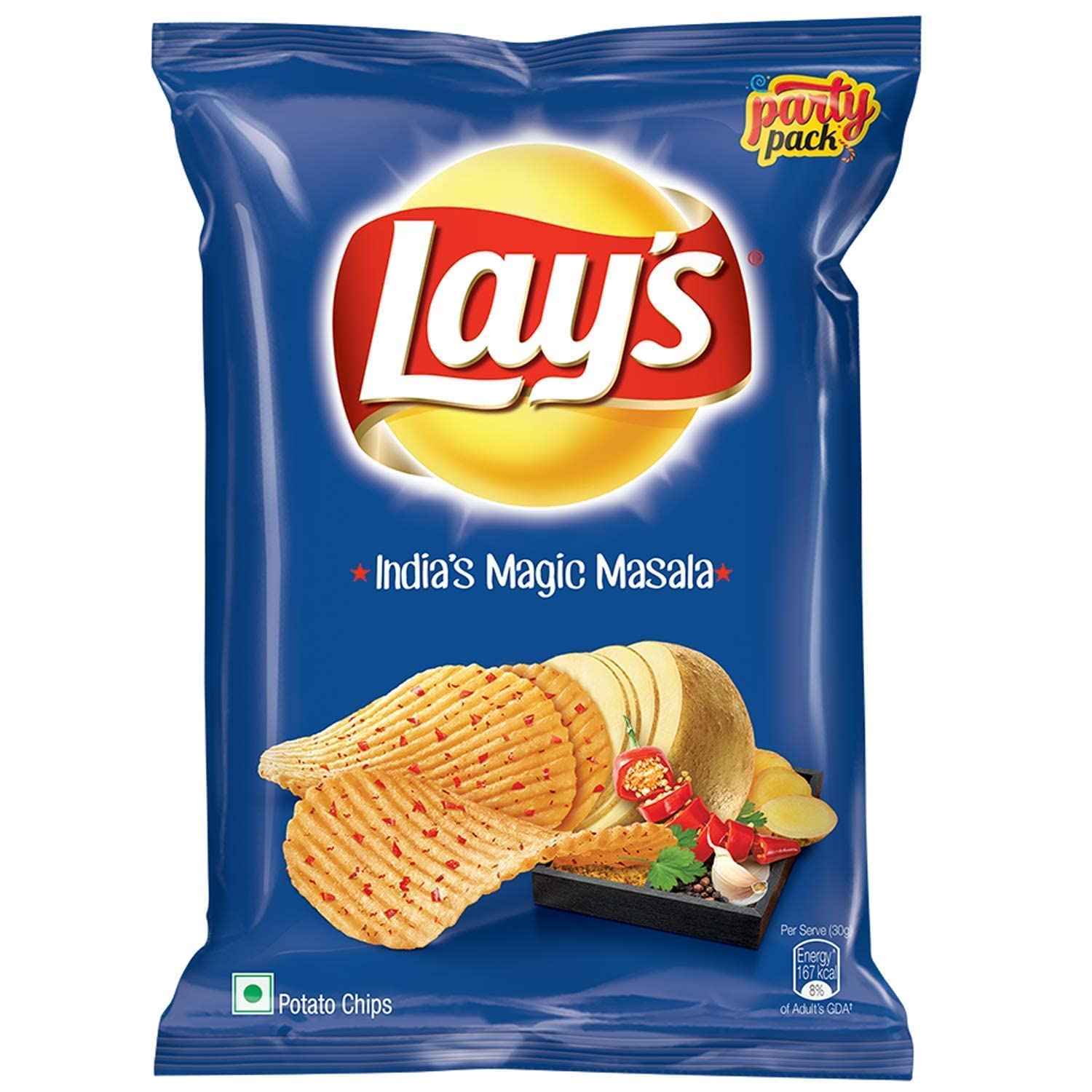 Buy Lays Magic Masala 190 Gm | Aapka Bazaar - Quicklly