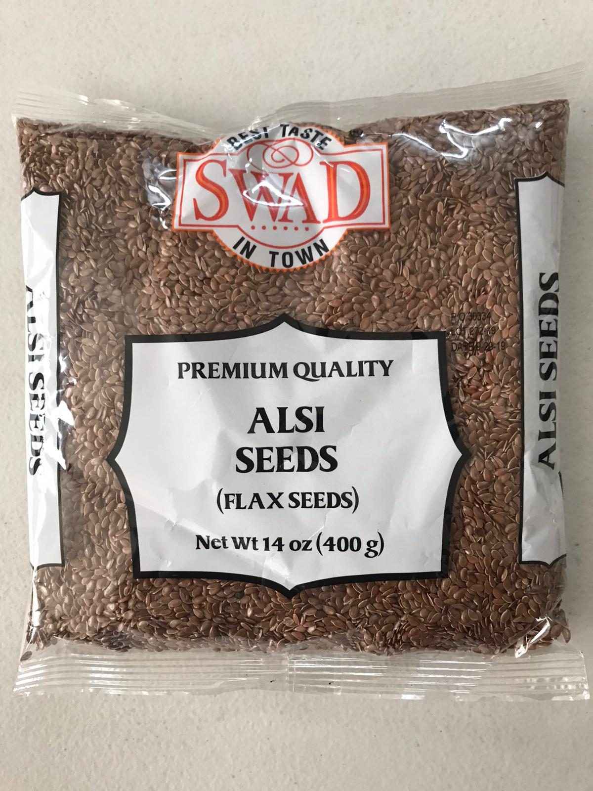 Buy Swad Alsi Seeds 14 Oz | New Foods Of India - Quicklly