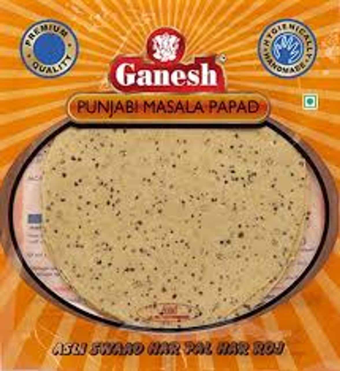 Buy Ganesh Punjabi Masala Papad 200 Gm | Suvidha Morrisville - Quicklly