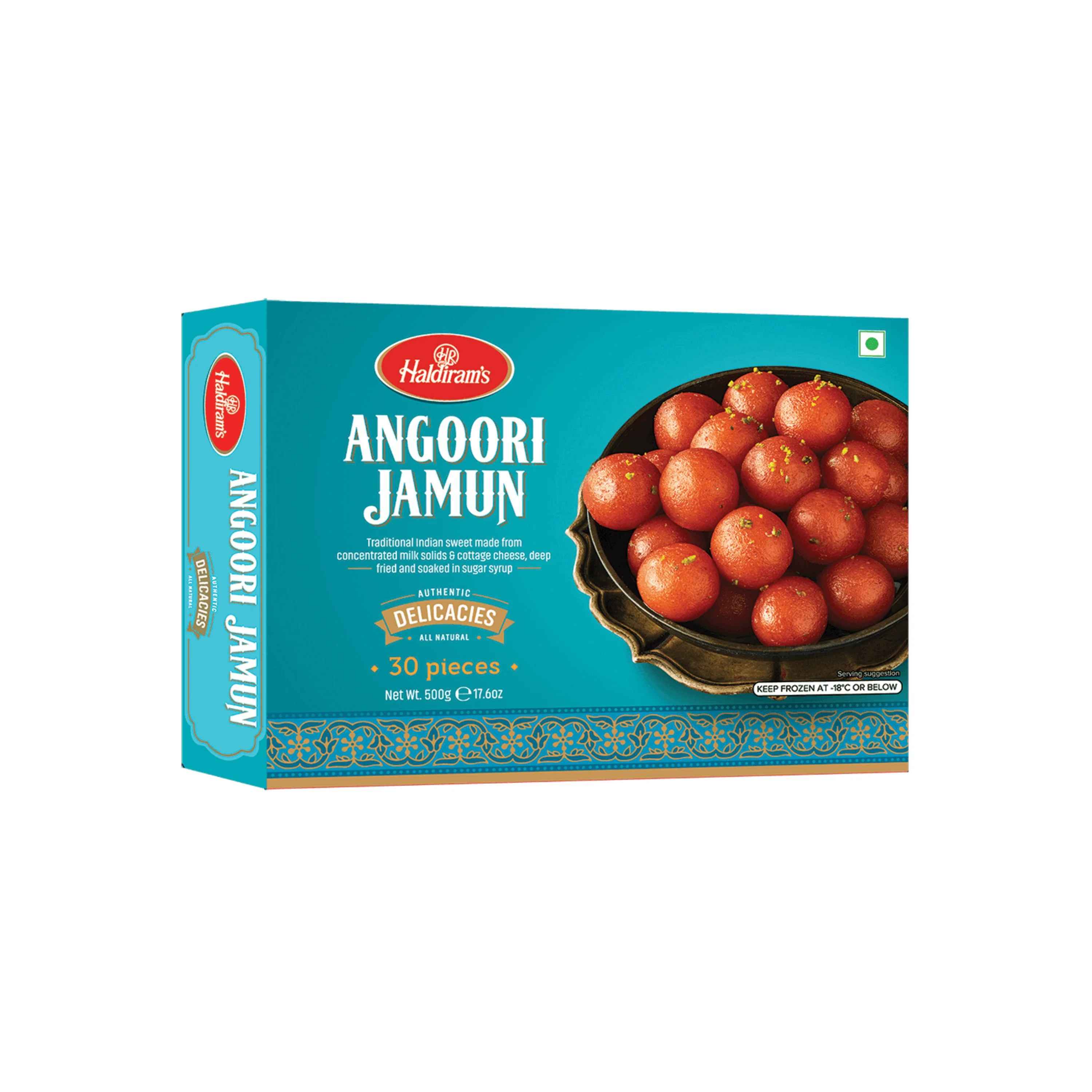 Buy Haldiram Angoori Jamun 30pieces 500 Gm | Nirav Express - Quicklly