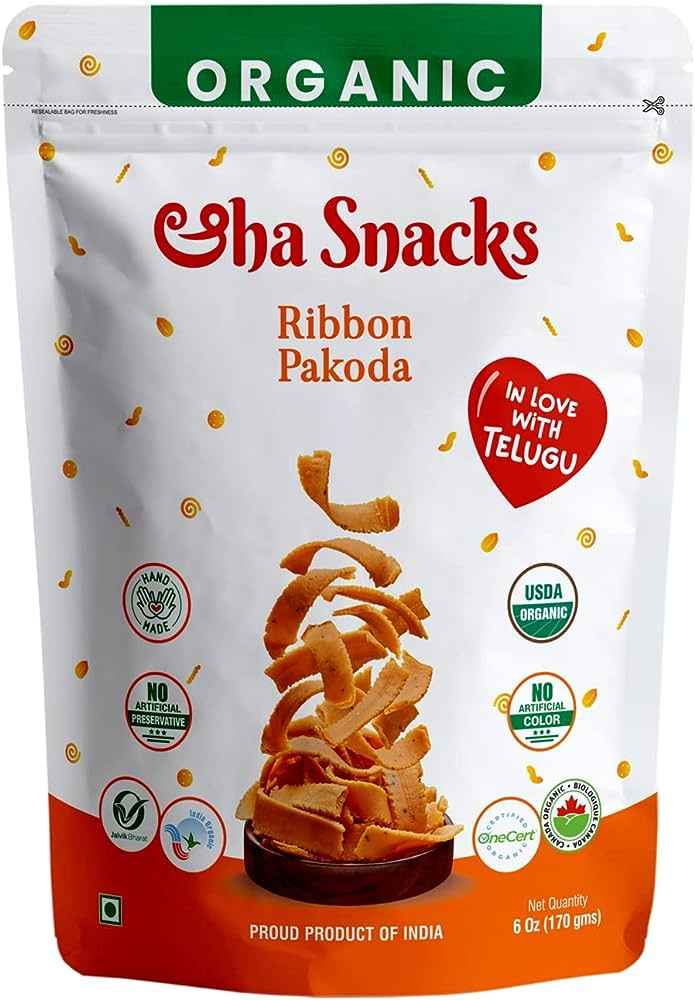 Buy Aha Organic Ribbon Pakoda 170 Gm | Apna Bazaar Indian Groceries ...