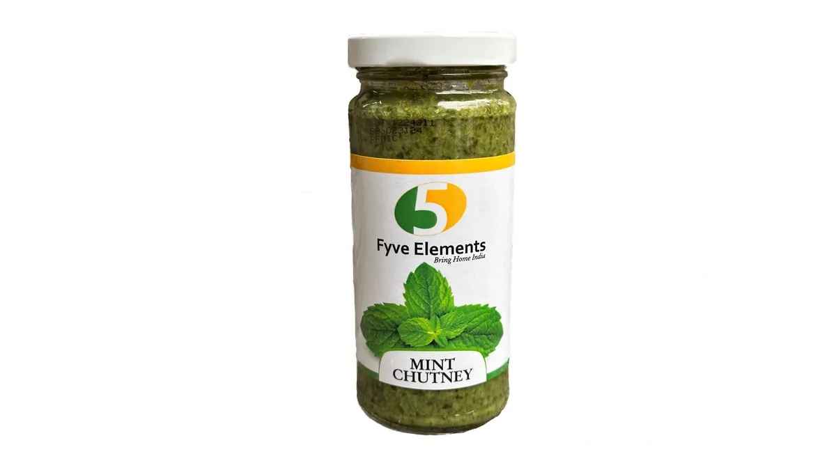 Buy Fyve Element Mint Chutney 8 Floz | Apna Bazaar Indian Groceries ...