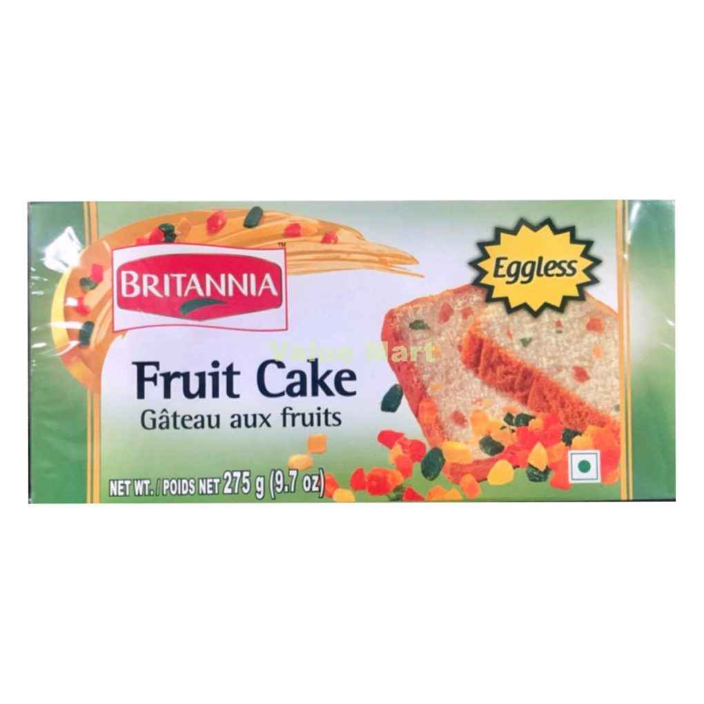 Buy Britannia Eggless Fruit Cake 275 Gm | South Shore Desi Market ...