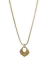Buy Karma Gold Charm Necklace 1 Each | Himalayan Bazaar - Quicklly